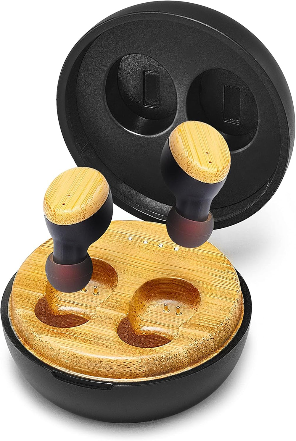 Symphonized SNRGY - True Wireless Wood Earbuds Headphones with Chargin